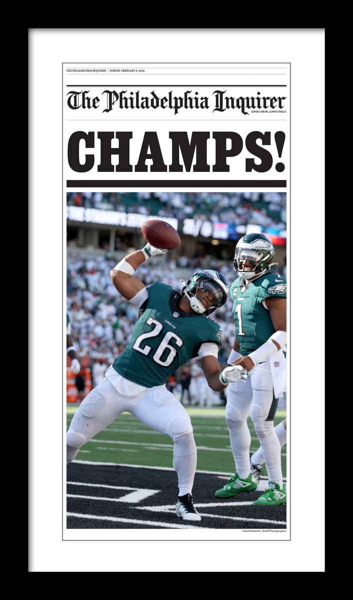 Reprint of the Front Page of The Philadelphia Inquirer: 2/9/25 - Field – The Inquirer Store