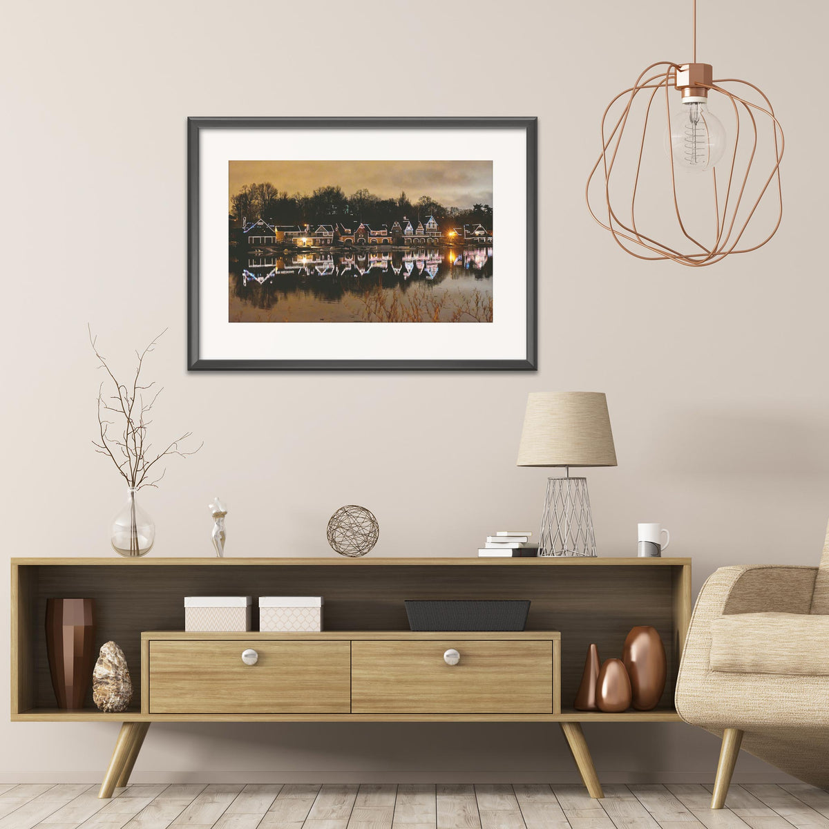 Boathouse Row at Night - Photograph Print – The Inquirer Store